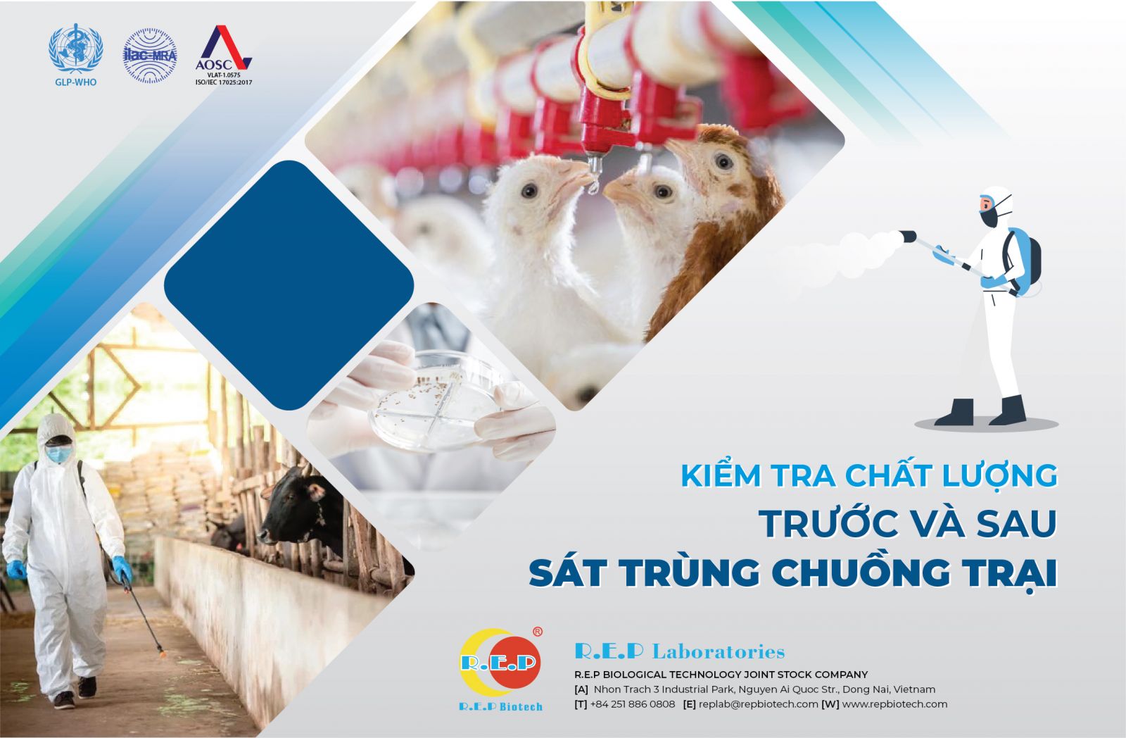 KIỂM TRA CHẤT LƯỢNG TRƯỚC VÀ SAU SÁT TRÙNG